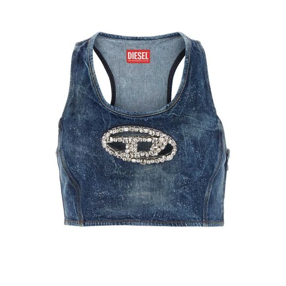 Diesel | Sweaters | Diesel Stretch Denim Detopfse Top | Poshmark
